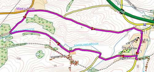 Ide Circular Walks with free download of route
